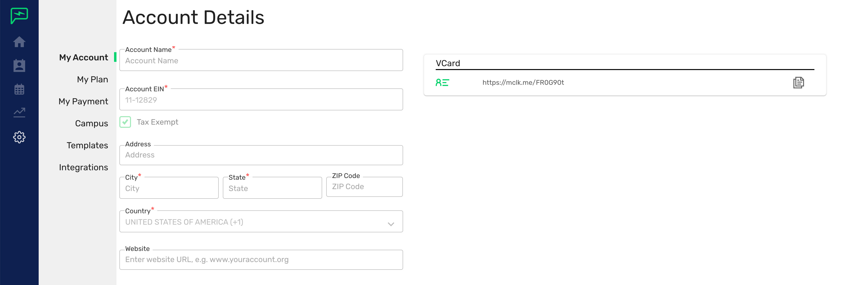 Account Details