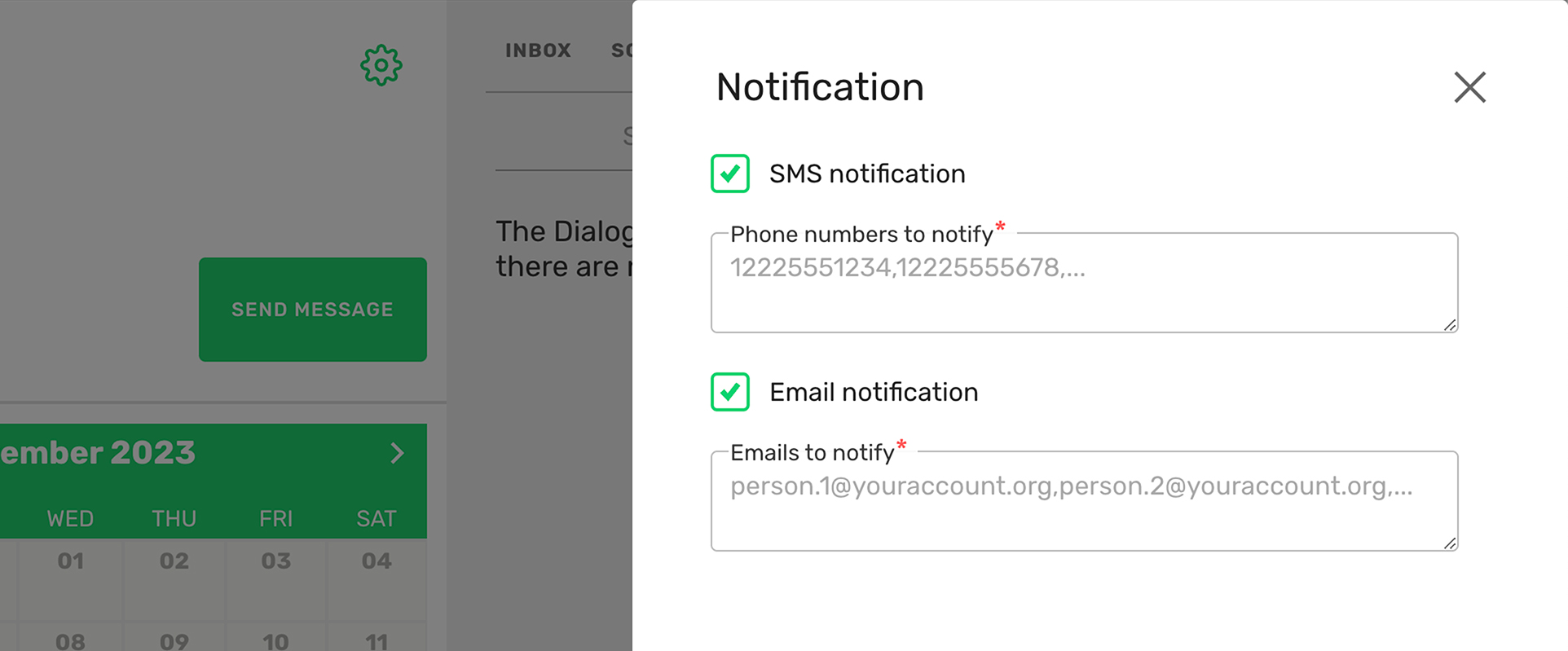 Inbound Notifications