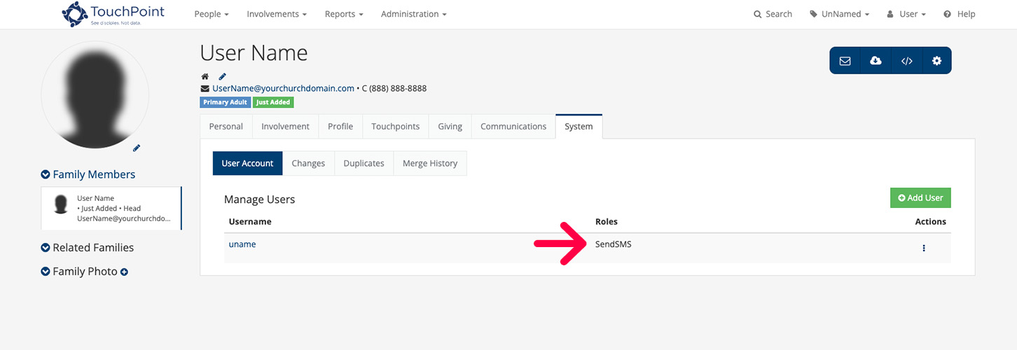 TouchPoint - Integration Setup