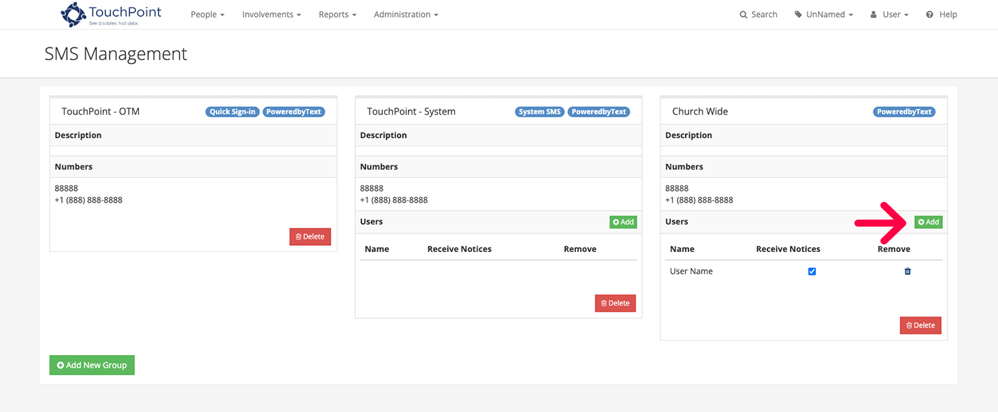 TouchPoint - Integration Setup