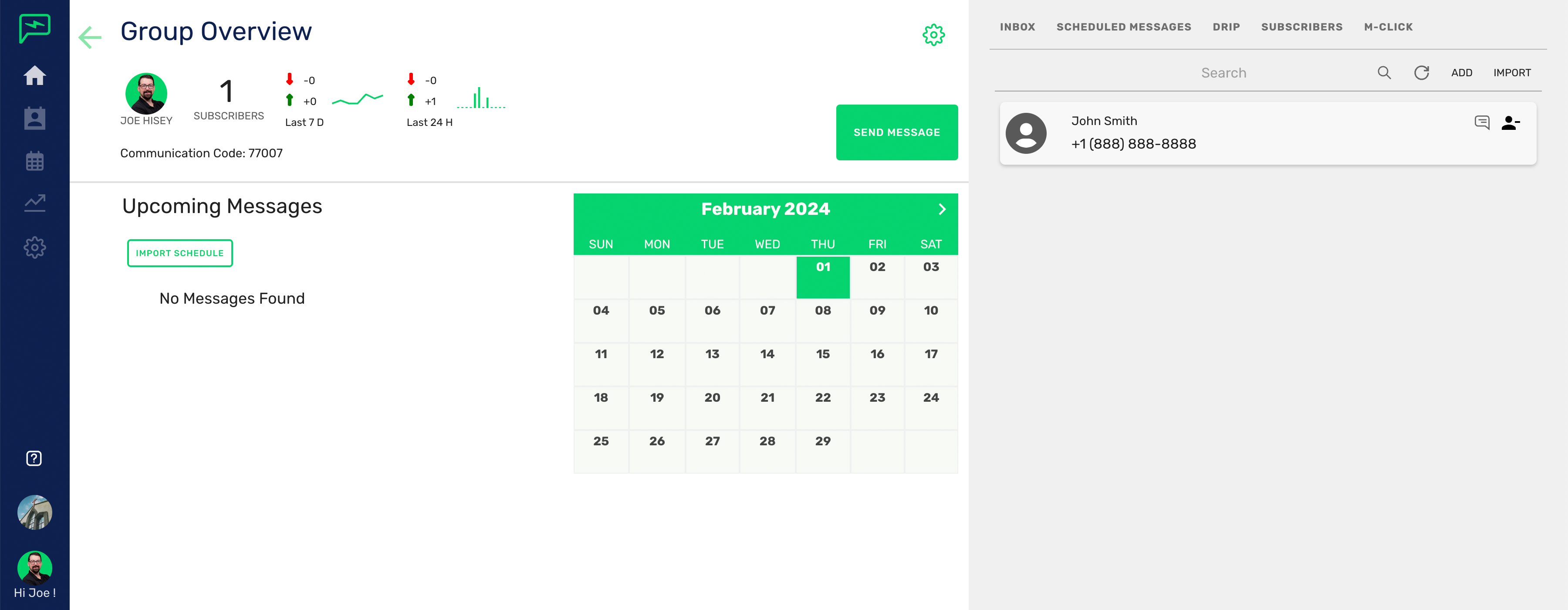 How to Add a Subscriber