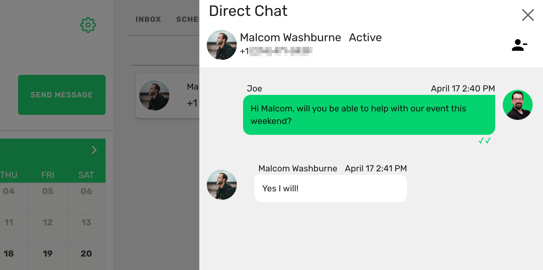 TouchPoint - Direct Chat