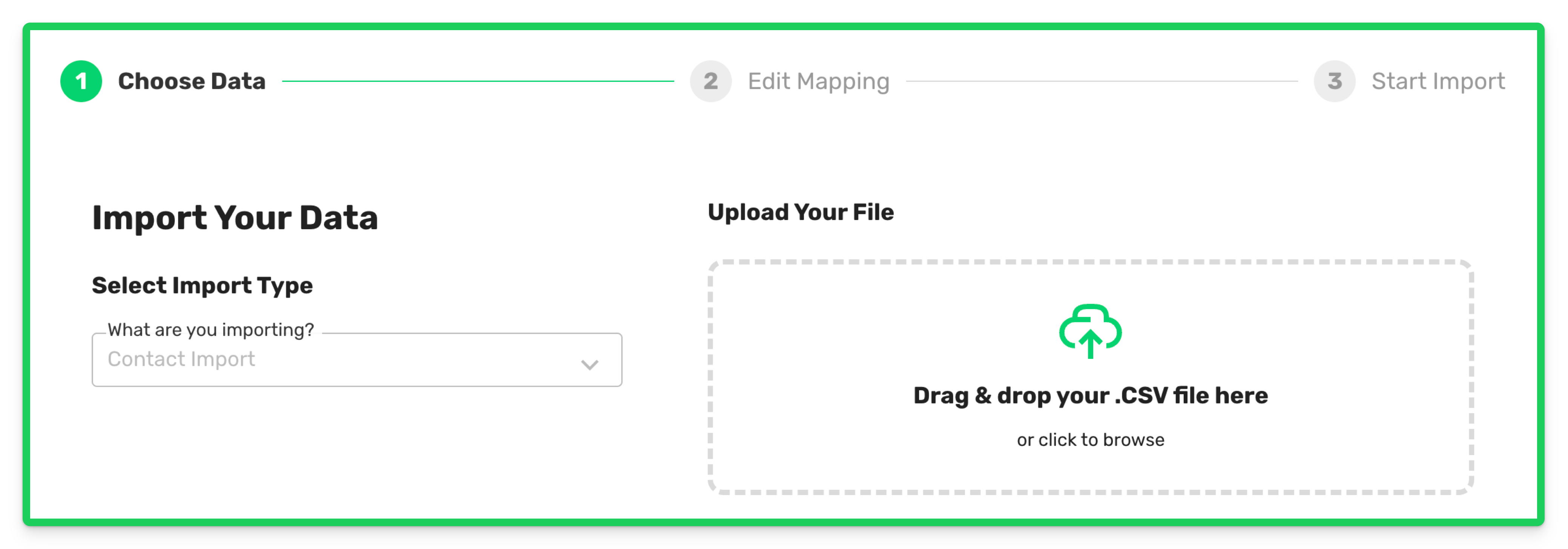 Smart Import for Contacts
